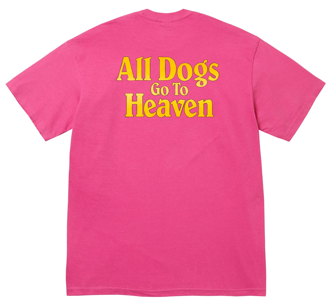 Supreme All Dogs Go To Heaven Tee (Fuchsia) – Heaven Sneaker Shop